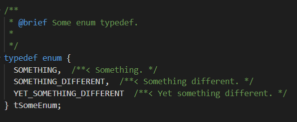 Enum Doxygen Syntax Not Supported · Issue 7944 · Microsoftvscode Cpptools · Github