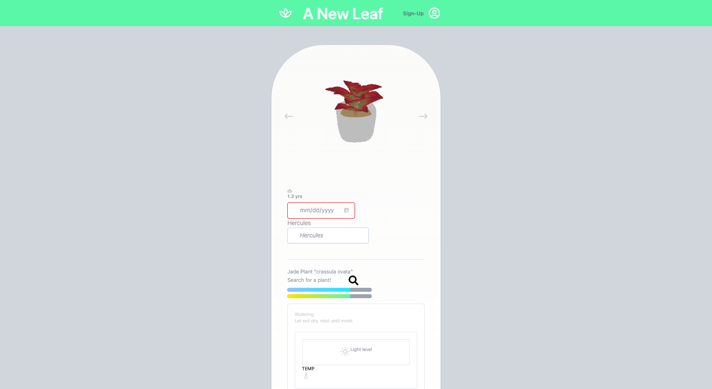 GitHub - BillyFletcher99/a-new-leaf-application