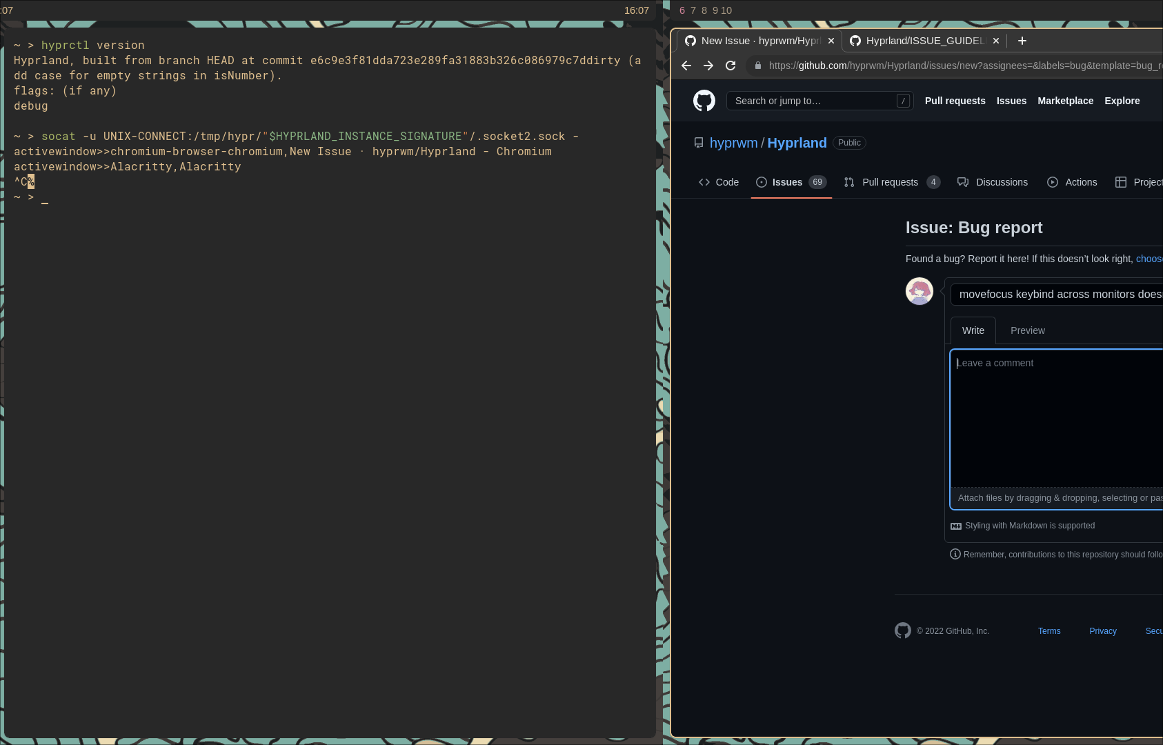 Movefocus Keybind Across Monitors Doesn T Create A Focusedmon Event · Issue 758 · Hyprwm