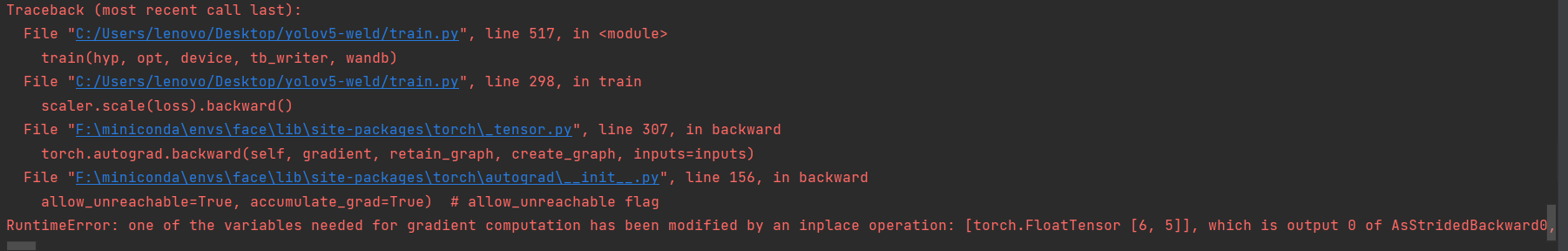 When I try to change the number of categories, the exception backward ...
