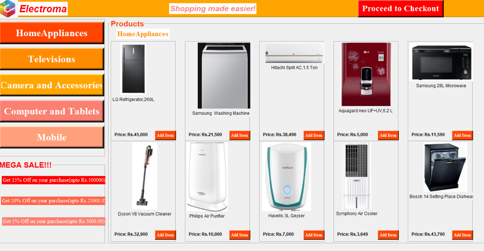 GitHub - shiprasuvarna/Electroma: Welcome to my E-commerce application 'Electroma' where you can ...