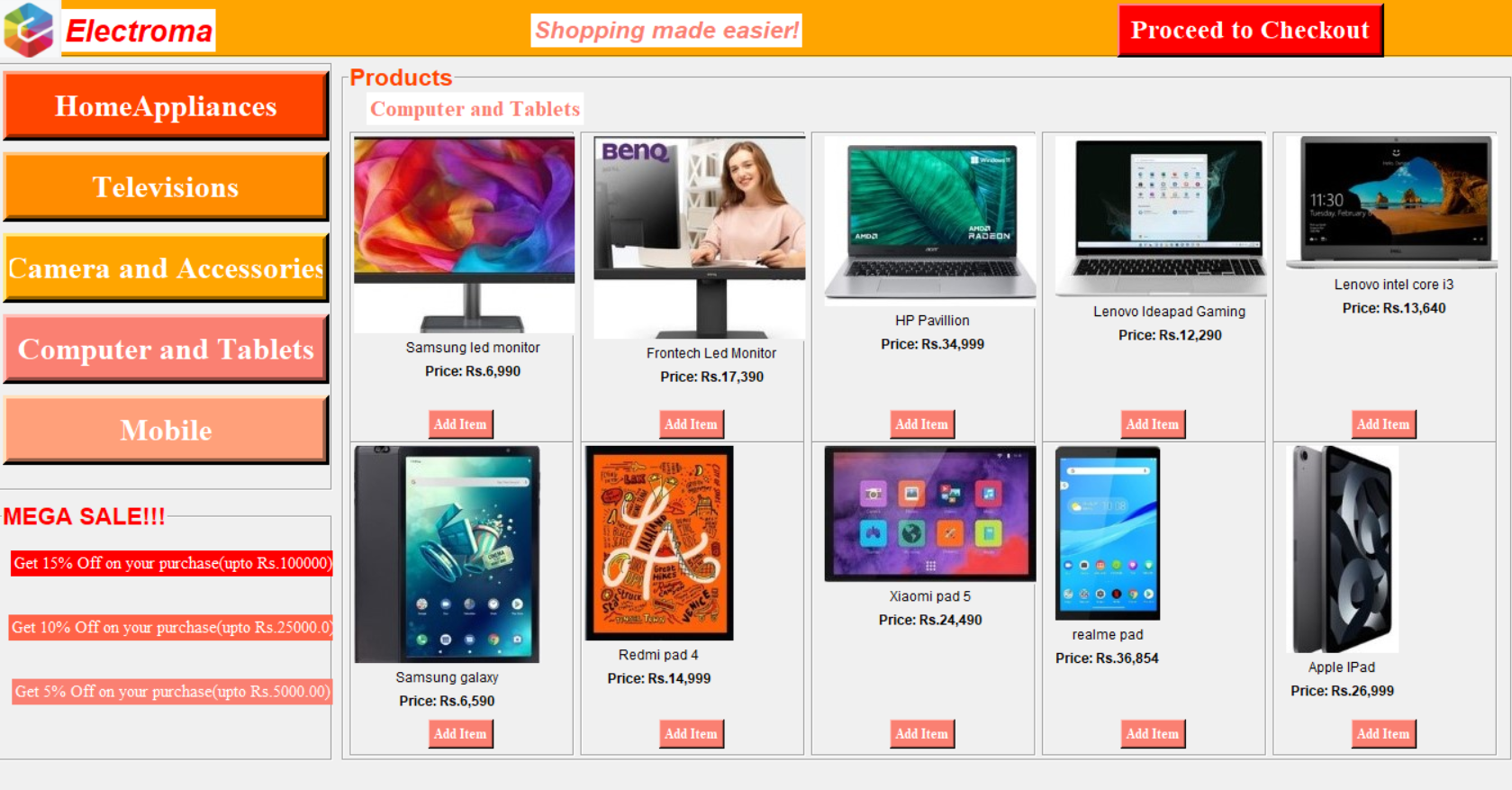 GitHub - shiprasuvarna/Electroma: Welcome to my E-commerce application 'Electroma' where you can ...