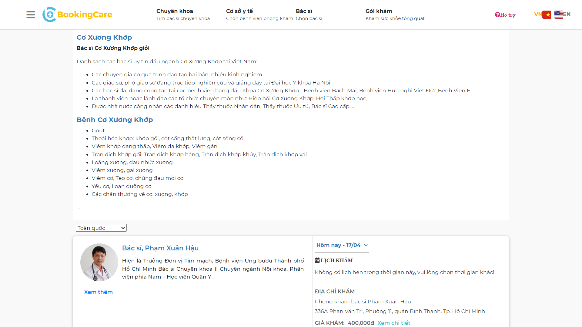 GitHub - hoangminhle208/clone-booking-care-reactjs