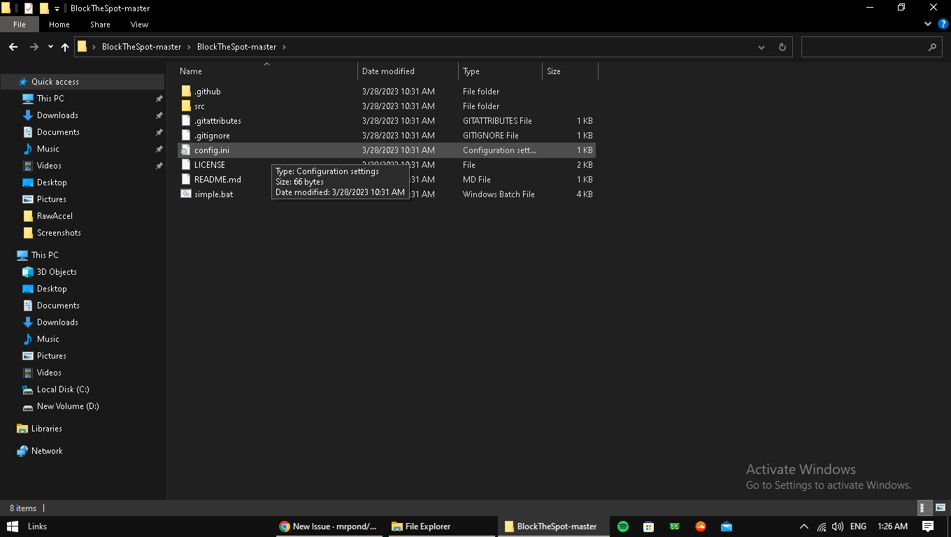 Cant find Blockthespot.bat when i download the zip and extract it · Issue #440 · mrpond ...