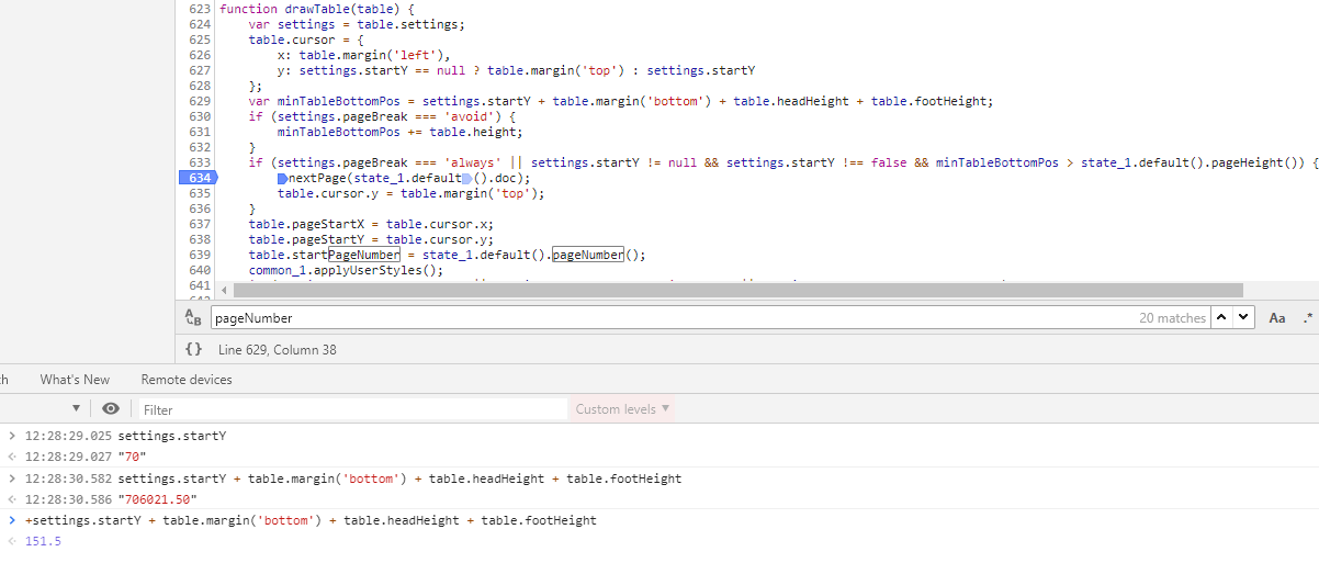 Blank first page when exporting table · Issue #507 · simonbengtsson/jsPDF-AutoTable · GitHub