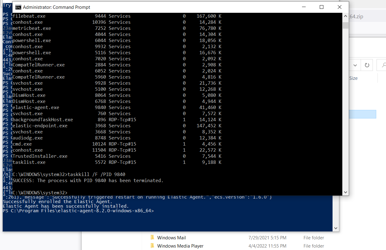 [Fleet]:Windows Agent is terminated after taskkill command and agent goes Unhealthy · Issue #404 ...