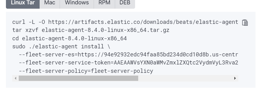 [Fleet]: User is unable to install Fleet Server agent on Kibana Cloud environment. · Issue #1701 ...