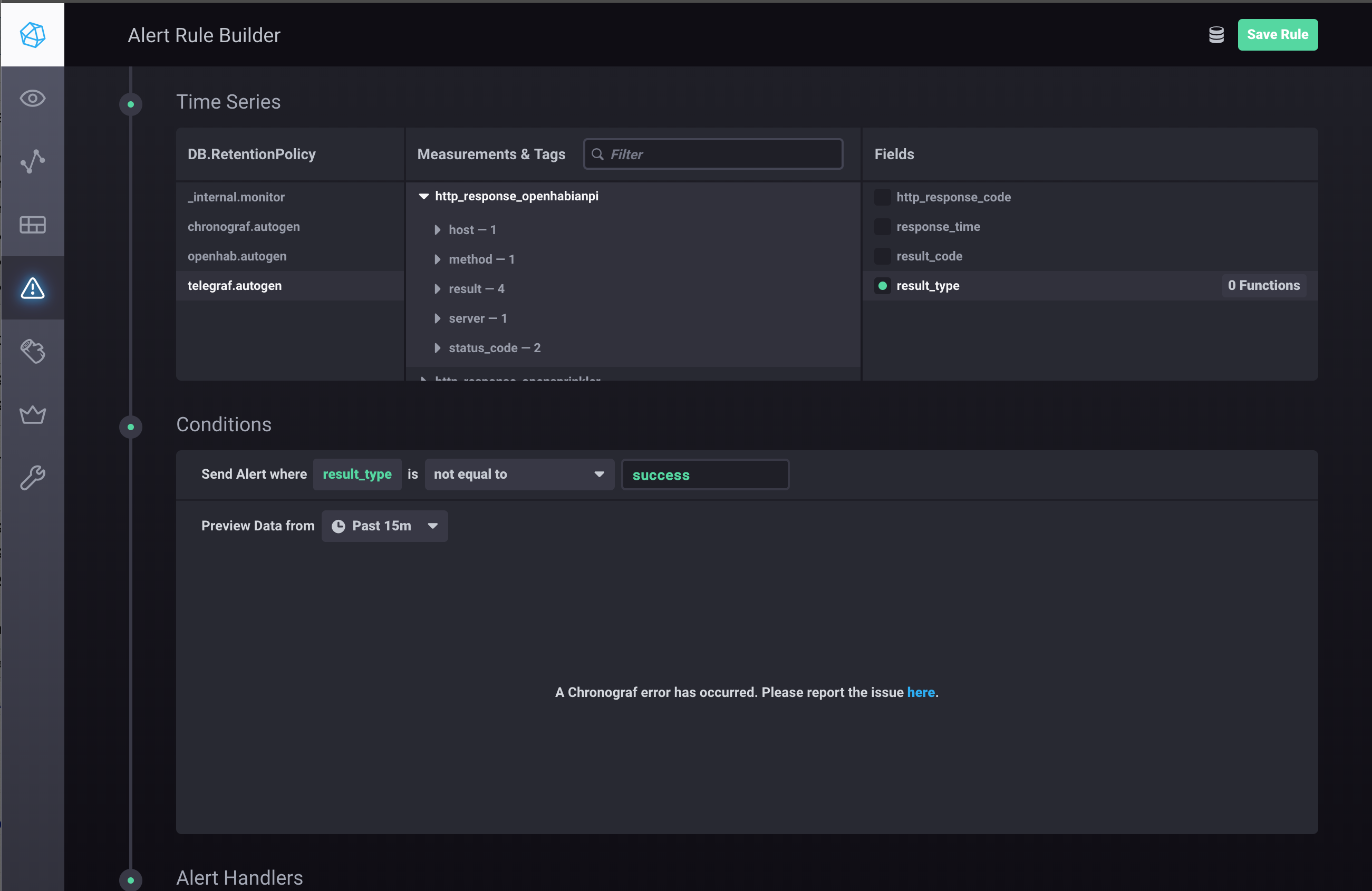 Chronograf (1.7.10) Expected number or array but got string: success. · Issue #5207 · influxdata ...