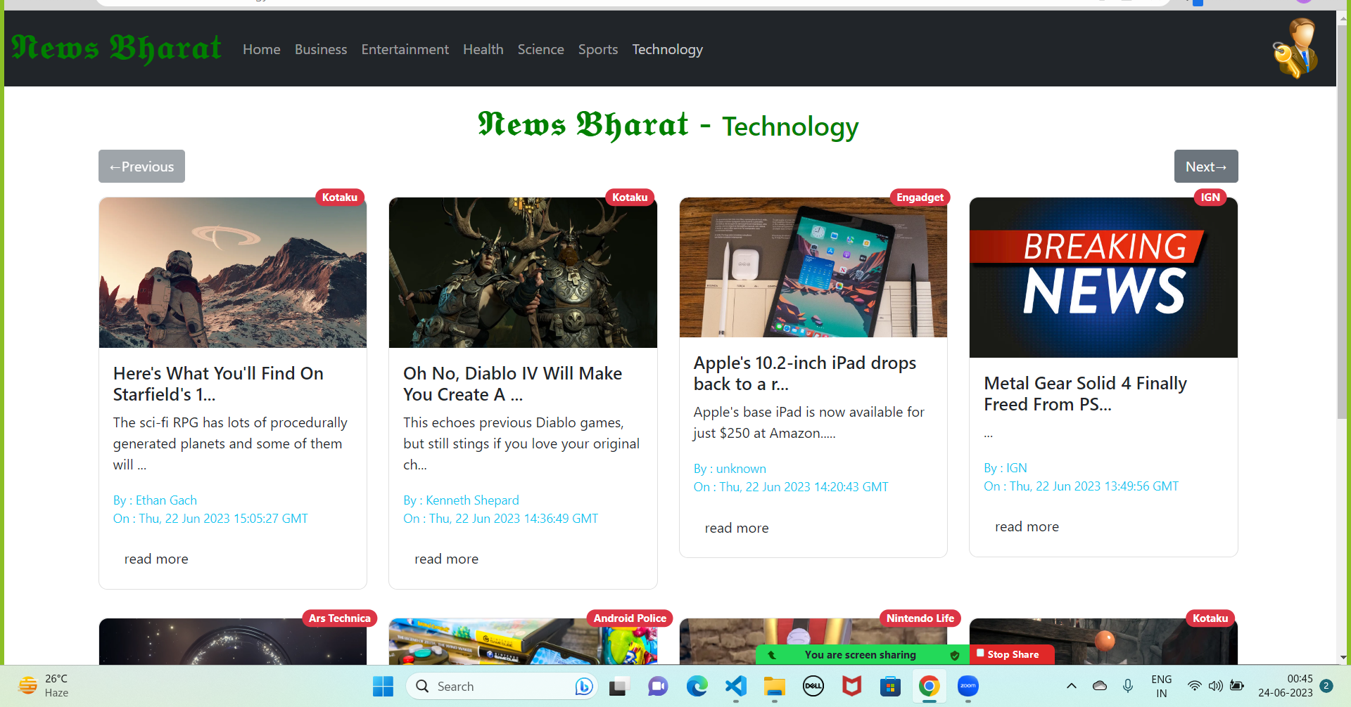 GitHub - Mr-Singhh/News-Bharat-WEB