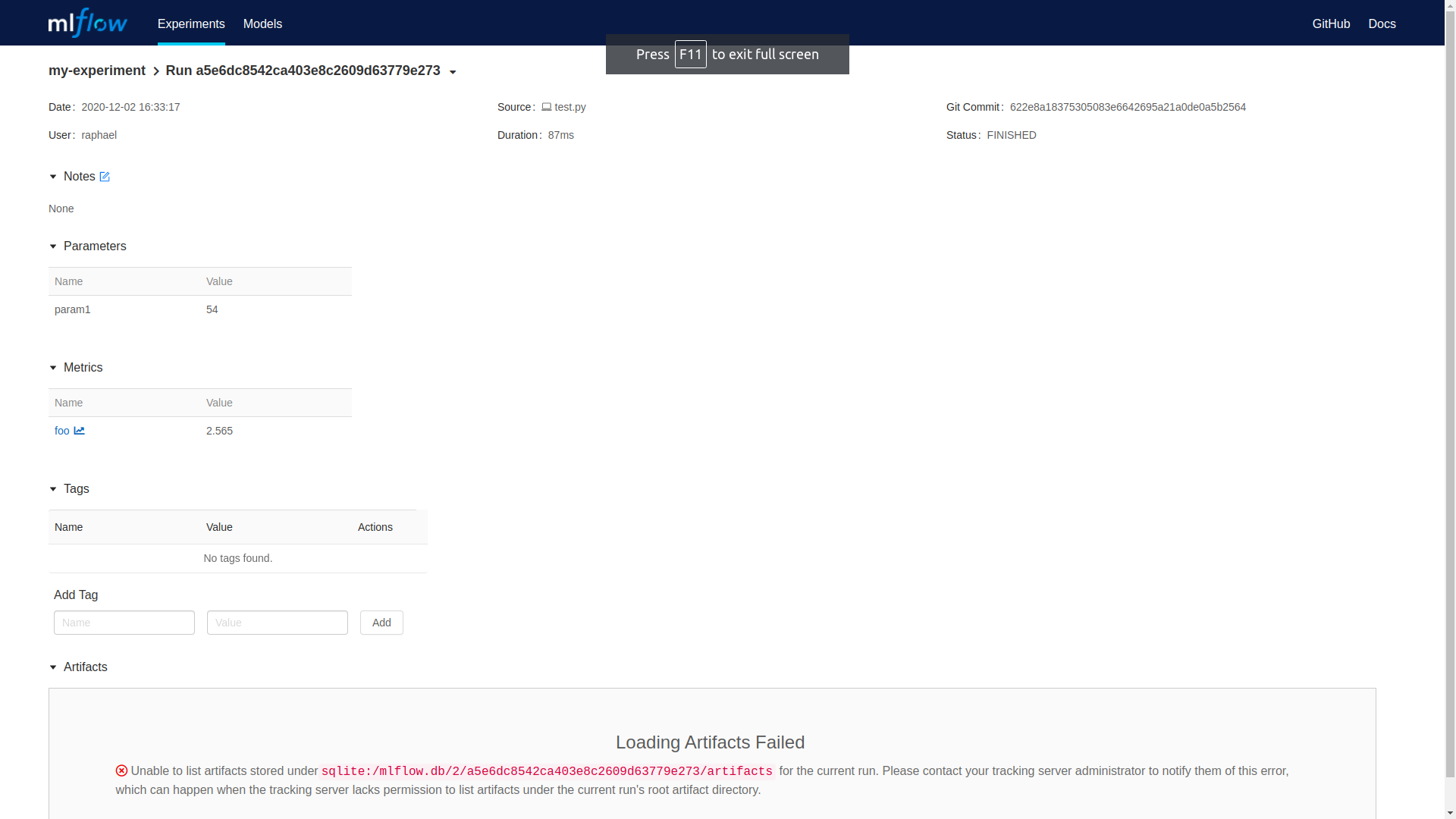 [BUG] Unable to list artifacts stored under sqlite:/mlflow.db/2/....../artifacts · Issue #3764 ...