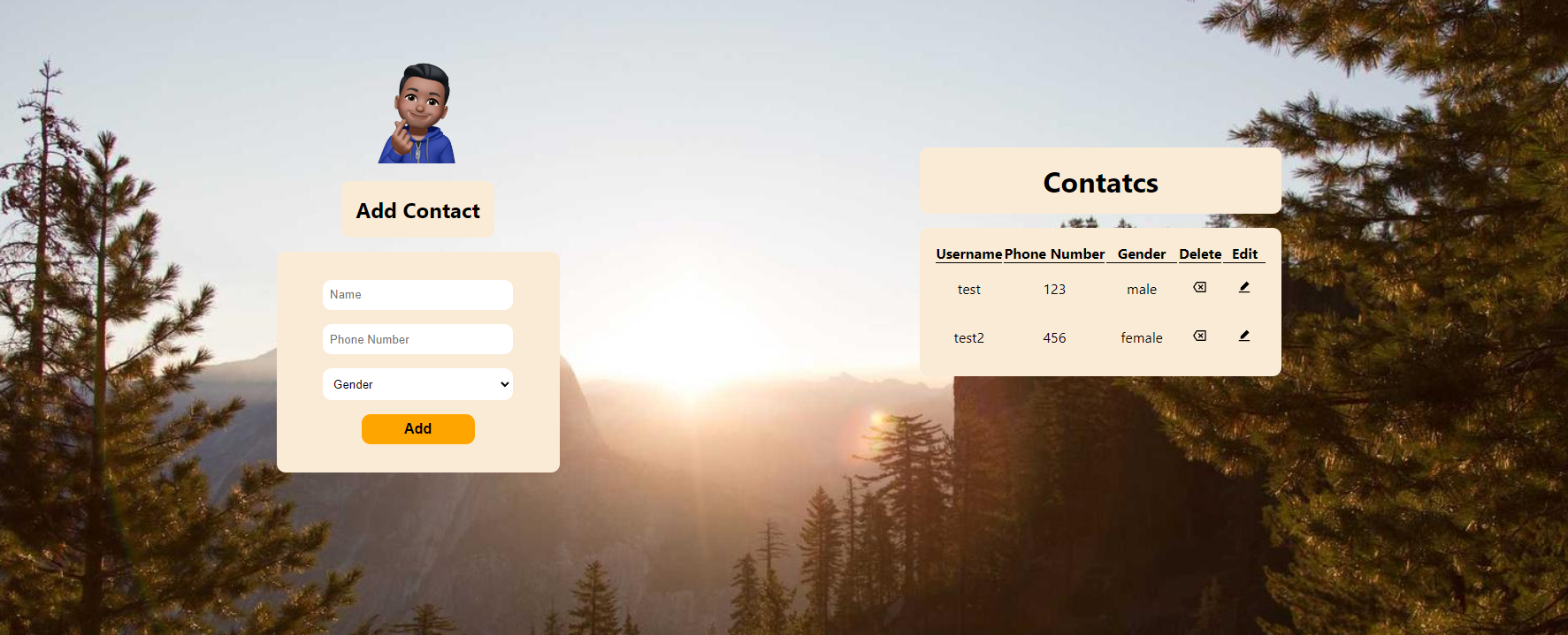 GitHub - irfansutlu/contact-app