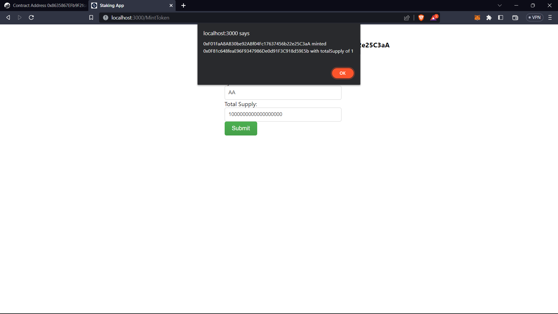 GitHub - kanakjaiswal16/Staking-App: A Dapp to mint and stake ERC20 token