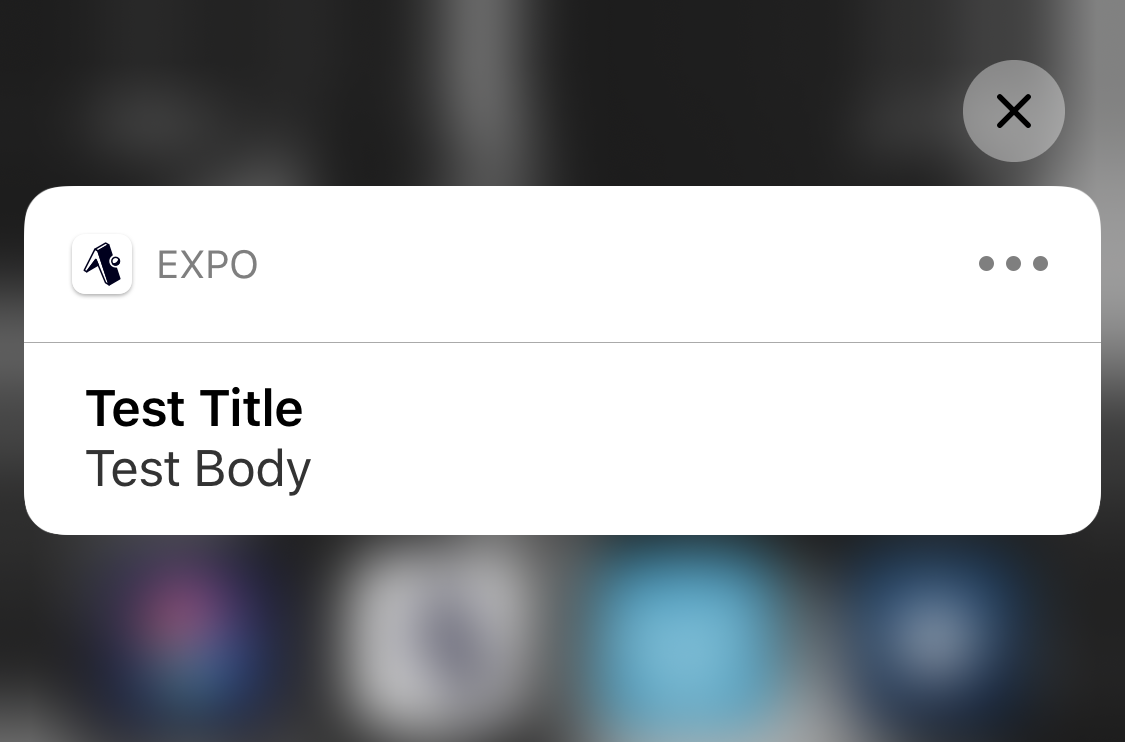 Notification category (createCategoryAsync) on iOS does not yield interactive notifications ...