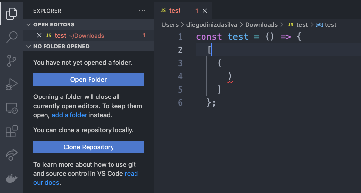 Bracket Pair Colorization is not working · Issue #155239 · microsoft ...