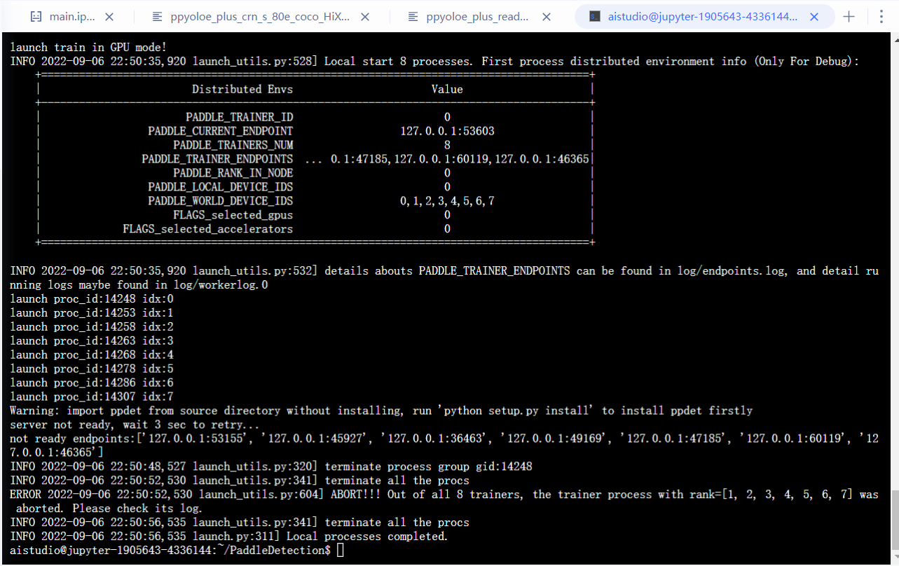 YOLOE+混合精度训练的疑问 · Issue #6880 · PaddlePaddle/PaddleDetection · GitHub