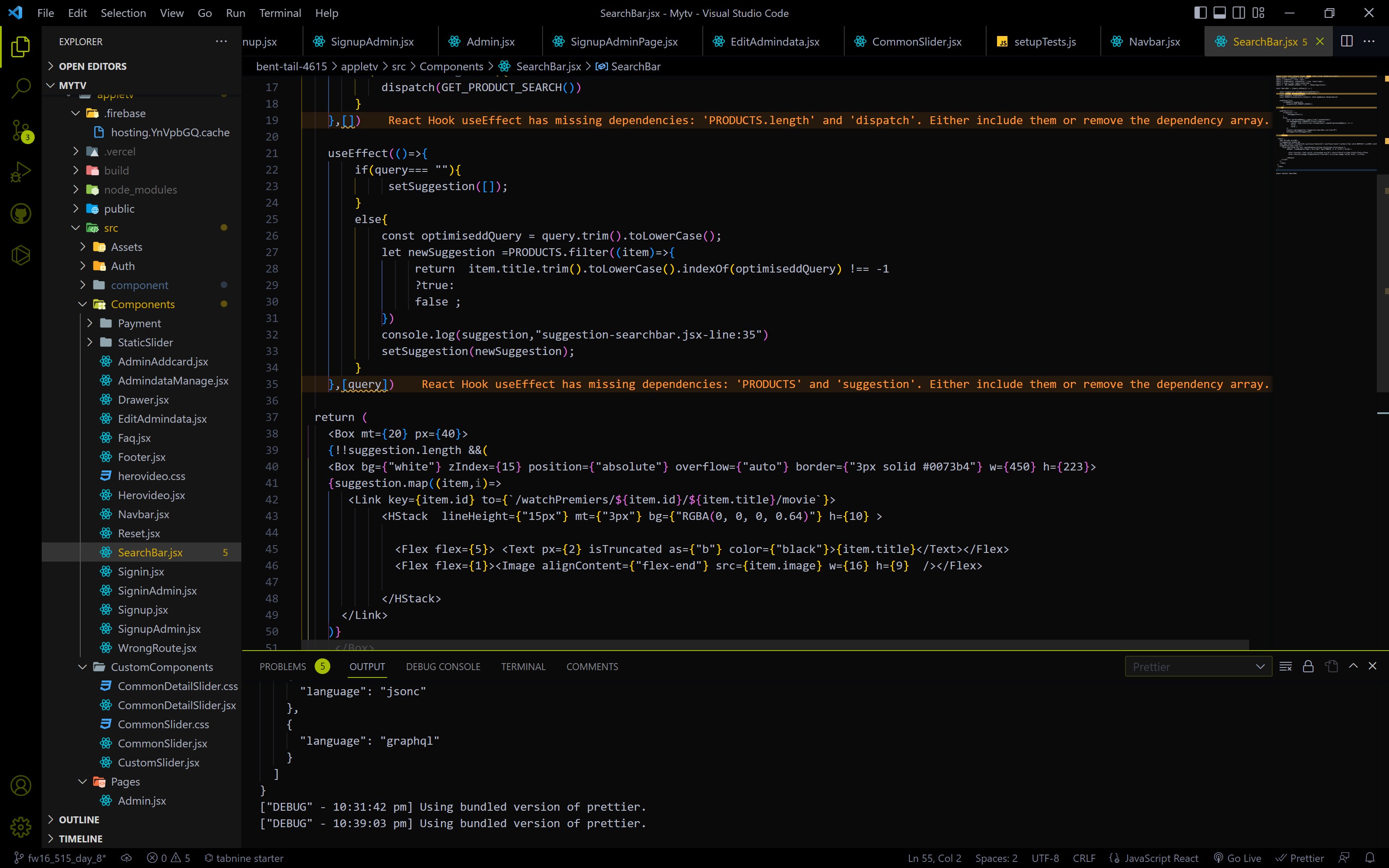 Syntax coloring not working. · Issue #111 · microsoft/vscode-react ...