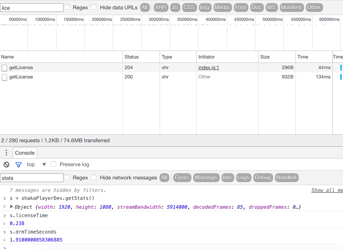 In stats, what is the difference between licenseTime and drmTimeSeconds? · Issue #4725 · shaka ...