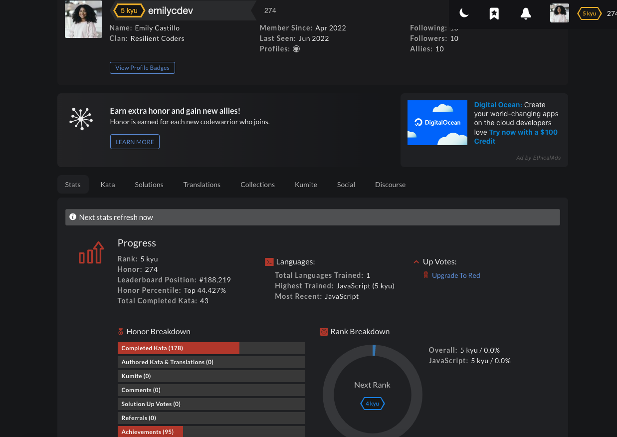 Github Emilycastillox Daily Code Wars