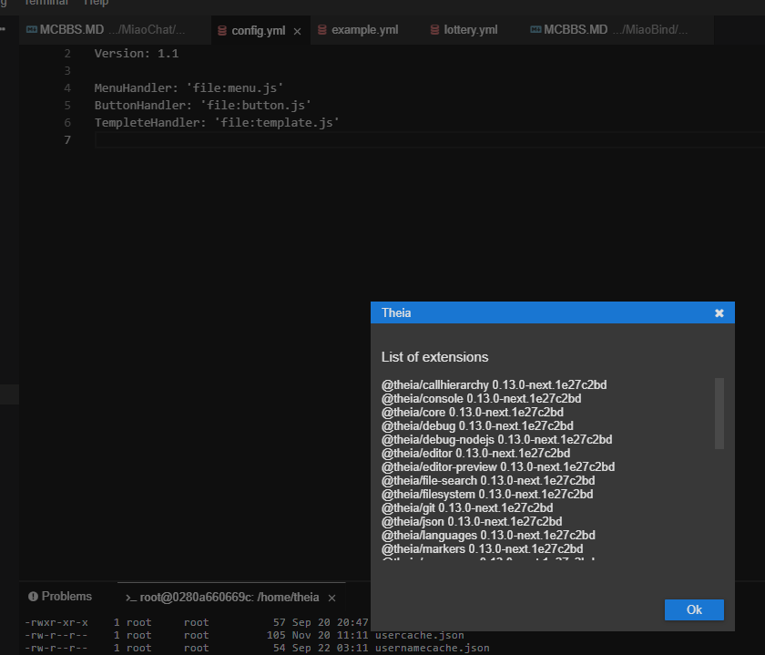 No grammar for this language id yaml · Issue #6540 · eclipse-theia/theia · GitHub