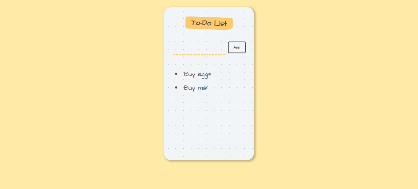GitHub - ArnabDas2001/To_Do_List: A simple To-Do List