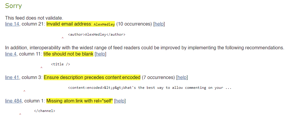 Rss Missing Feed Title · Issue 1012 · Statiqdev Statiq Web · Github
