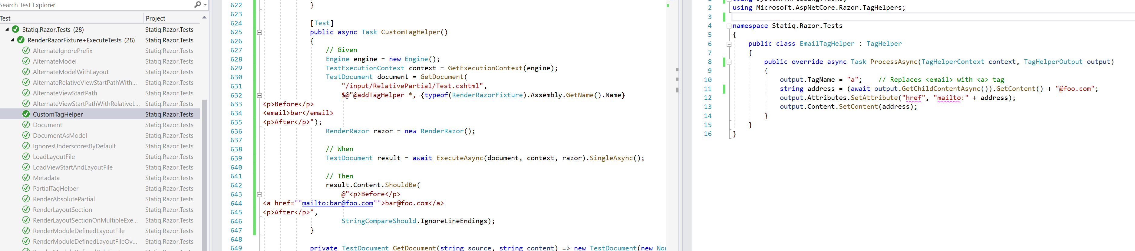TagHelpers don't work · Issue #143 · statiqdev/Statiq.Framework · GitHub