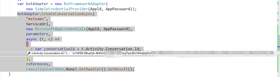 CreateConversationAsync doesn't pass the tenantId · Issue #2480 · microsoft/botbuilder-dotnet ...