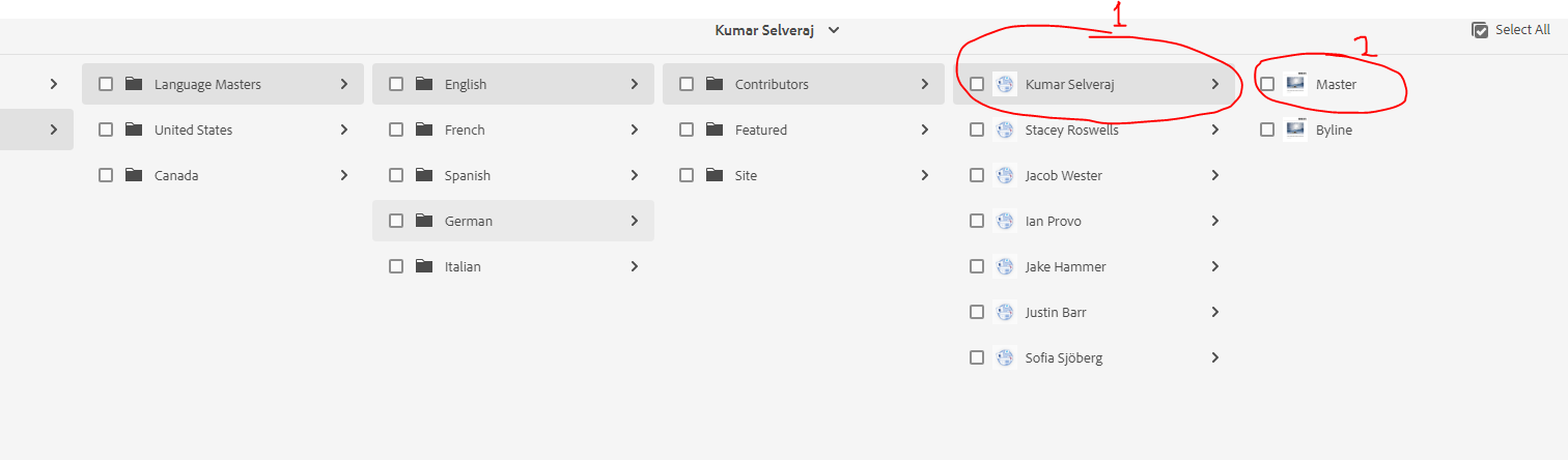 [Experience Fragment] Moving a 'variation as live copy' XF to a new folder results in failure ...