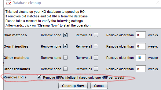 [BUG] Database Cleanup - Remove HRFs intelligent (by trainingweek) · Issue #1466 · ho-dev ...
