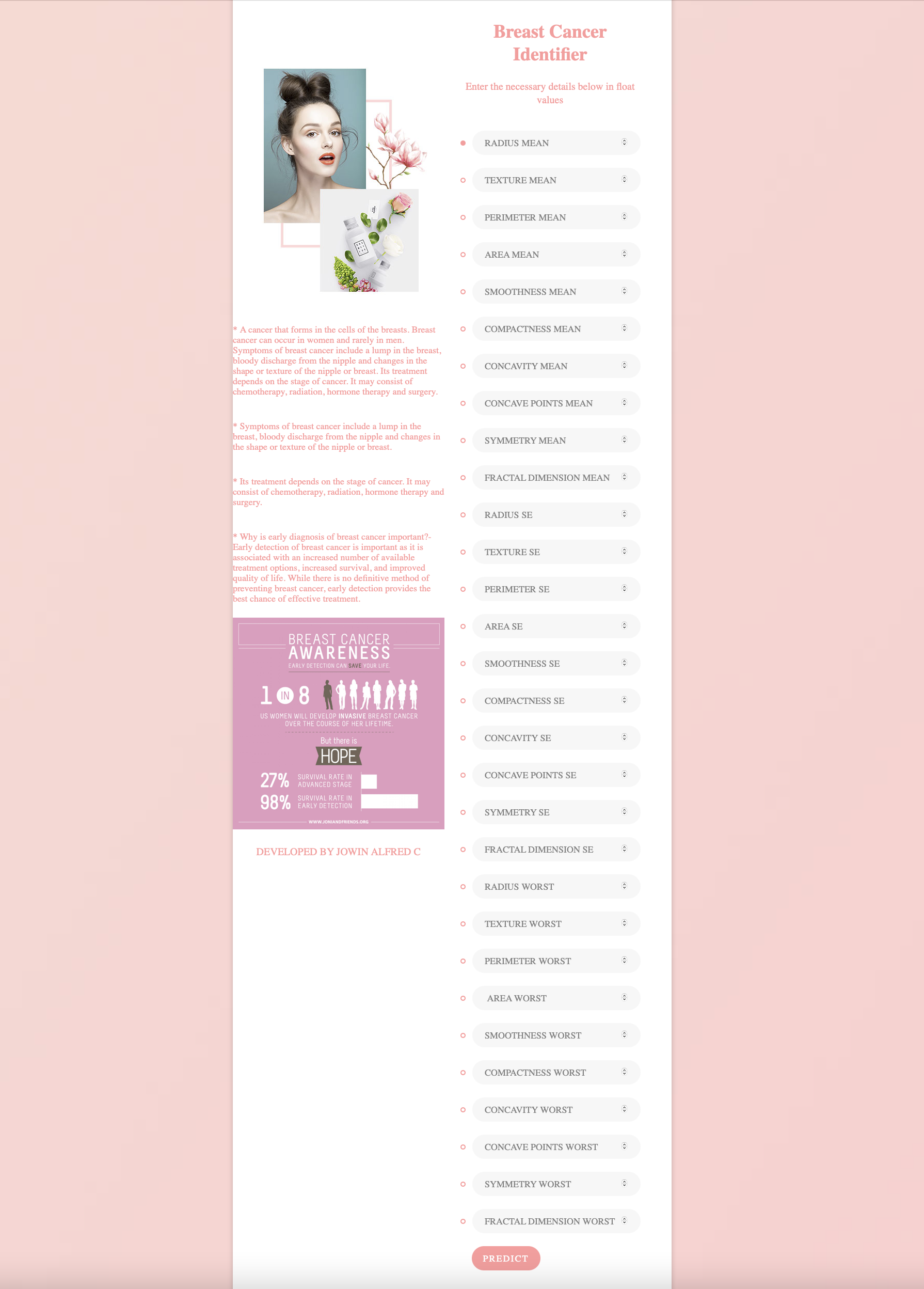 GitHub - Jowin-Alfred-C/Breast-Cancer-Identifier-with-deployment: END ...