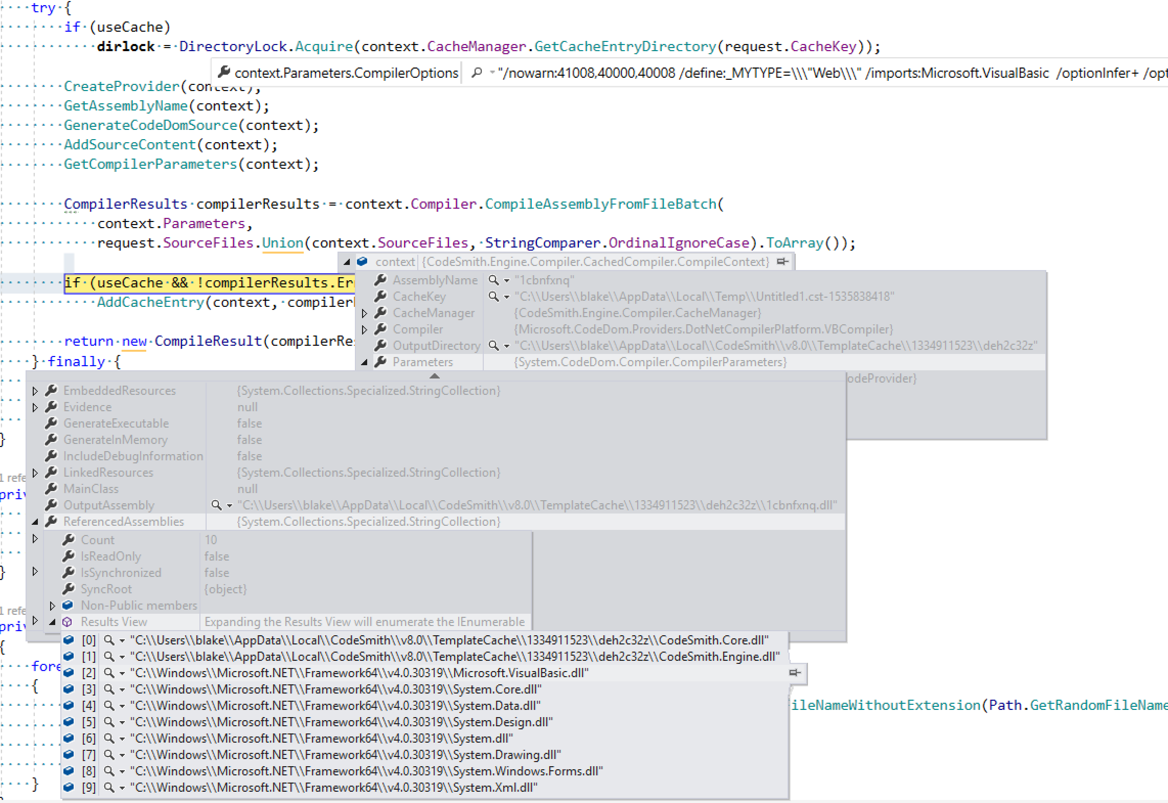 VBCompiler.CompileAssemblyFromFileBatch() is modifying the passed in CompilerOptions · Issue #8 ...