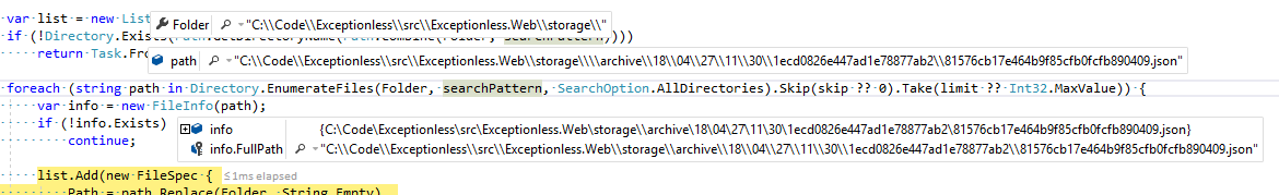 Directory.EnumerateFiles returns paths with extra path separators · Issue #26008 · dotnet ...