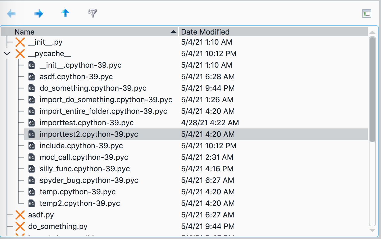 The "Spyder 2" icon set have almost all files/directories as " " or ...