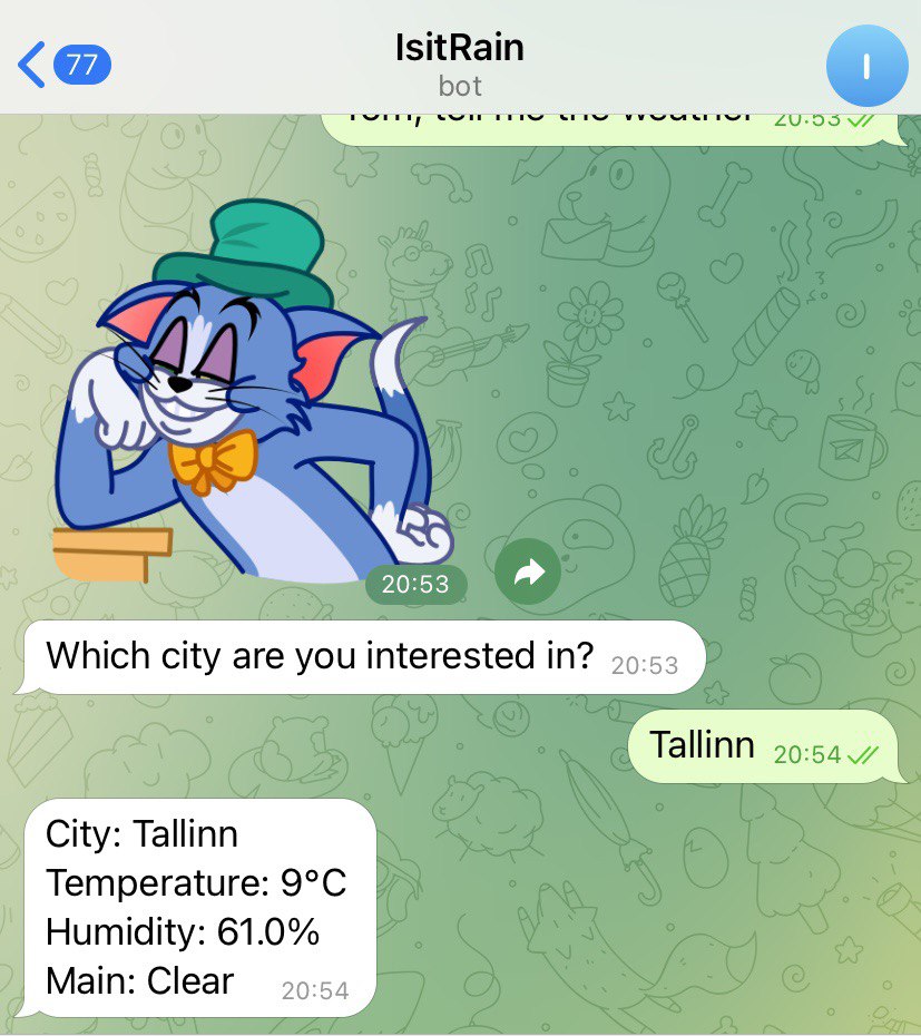 GitHub - JuliaKull/Telegram-bot-isItRain