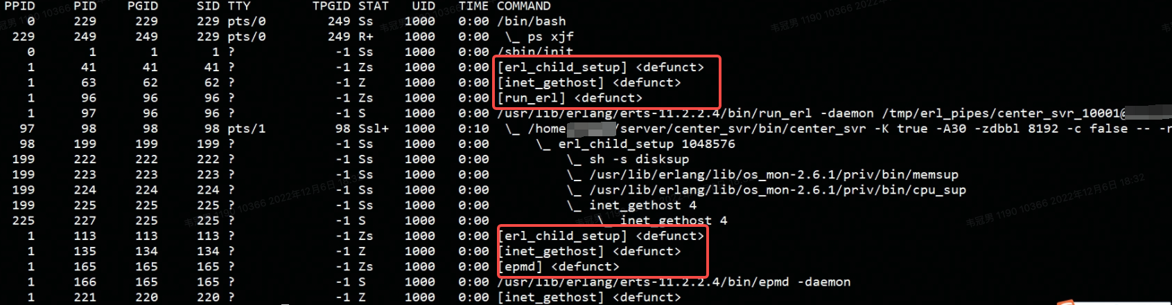 defunct process(erl_child_setup、epmd...) in docker env · Issue #6534 · erlang/otp · GitHub