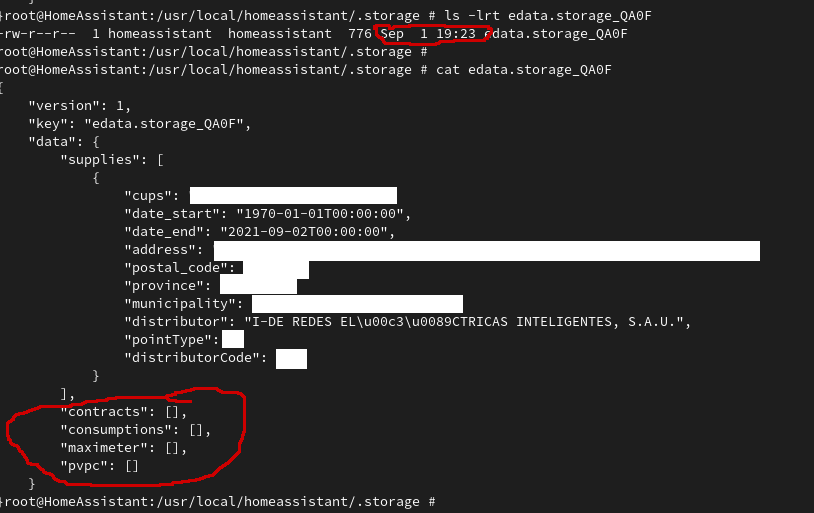 Sin datos - Debug · Issue #13 · uvejota/homeassistant-edata · GitHub
