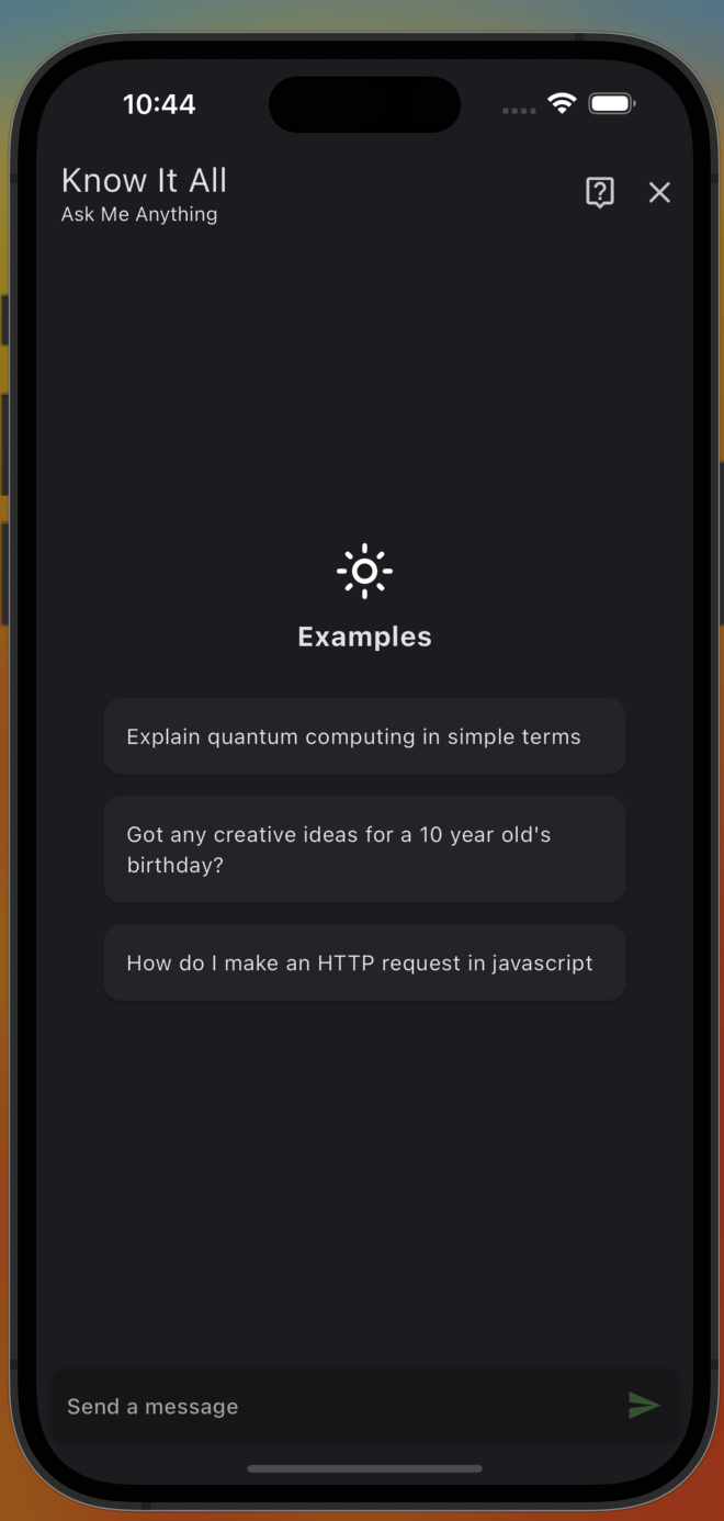 GitHub - amirk3321/know-it-all-chatbot: Complete Functional chatbot