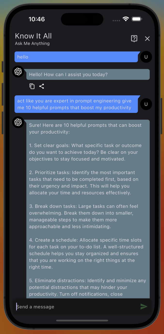 GitHub - amirk3321/know-it-all-chatbot: Complete Functional chatbot