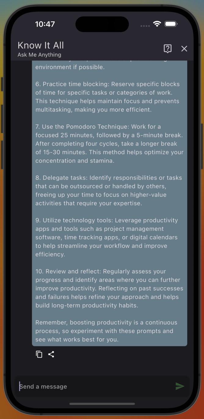 GitHub - amirk3321/know-it-all-chatbot: Complete Functional chatbot