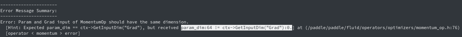 Batchnormgrad输出的output为0,导致后续出错 · Issue 21804 · Paddlepaddlepaddle · Github