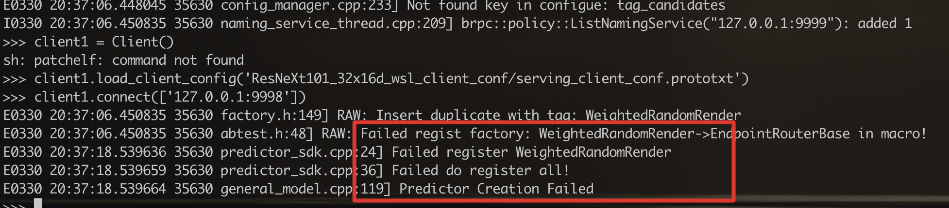 [bug][需求] 一个进程可以建多个client连同一server · Issue #366 · PaddlePaddle/Serving · GitHub