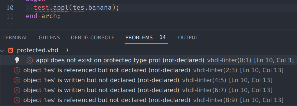 Make Not Declared Errors Unique E G For Formals Where The Instantation Has No Definition