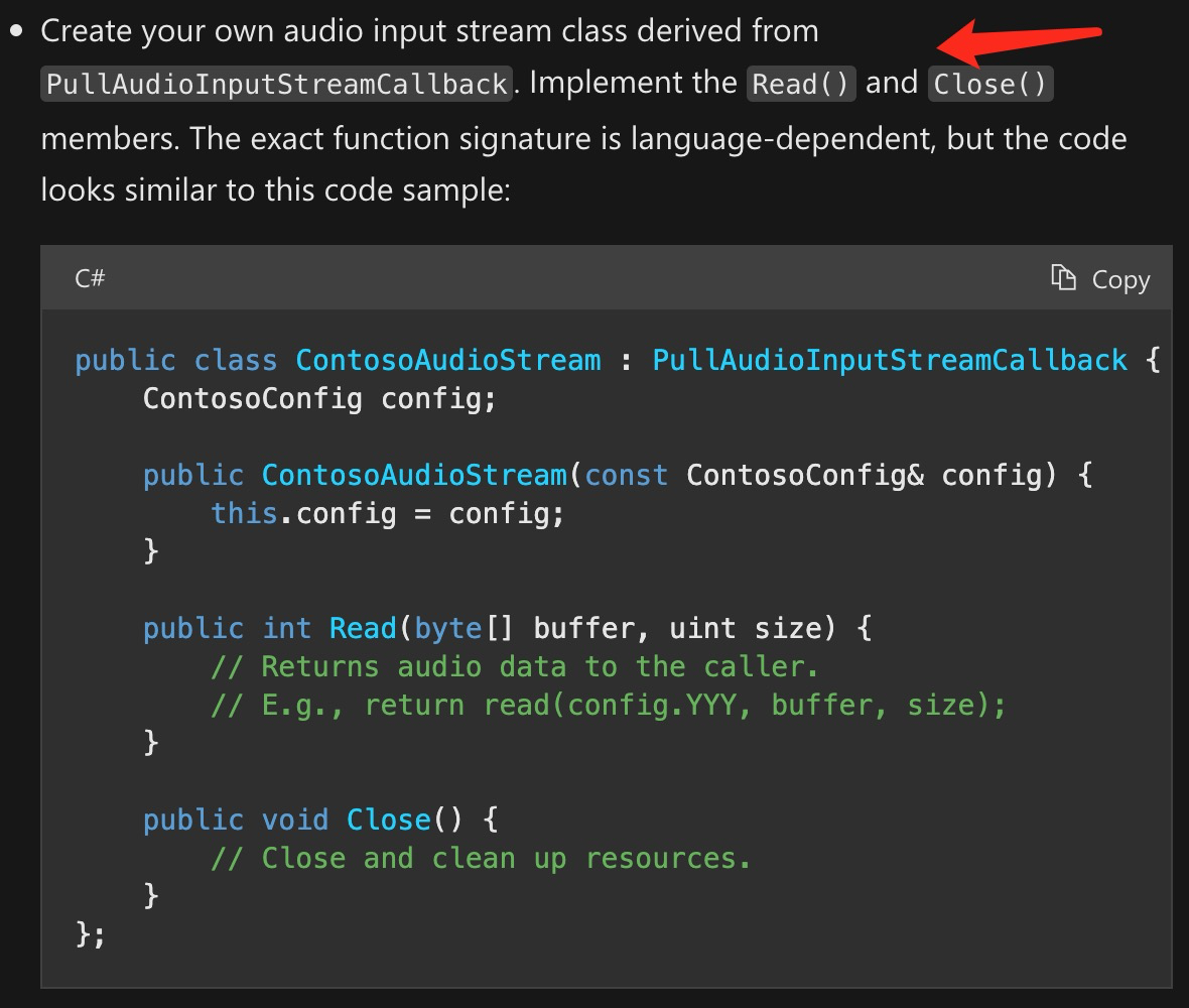 About audio stream translation on iOS system · Issue #1549 · Azure ...