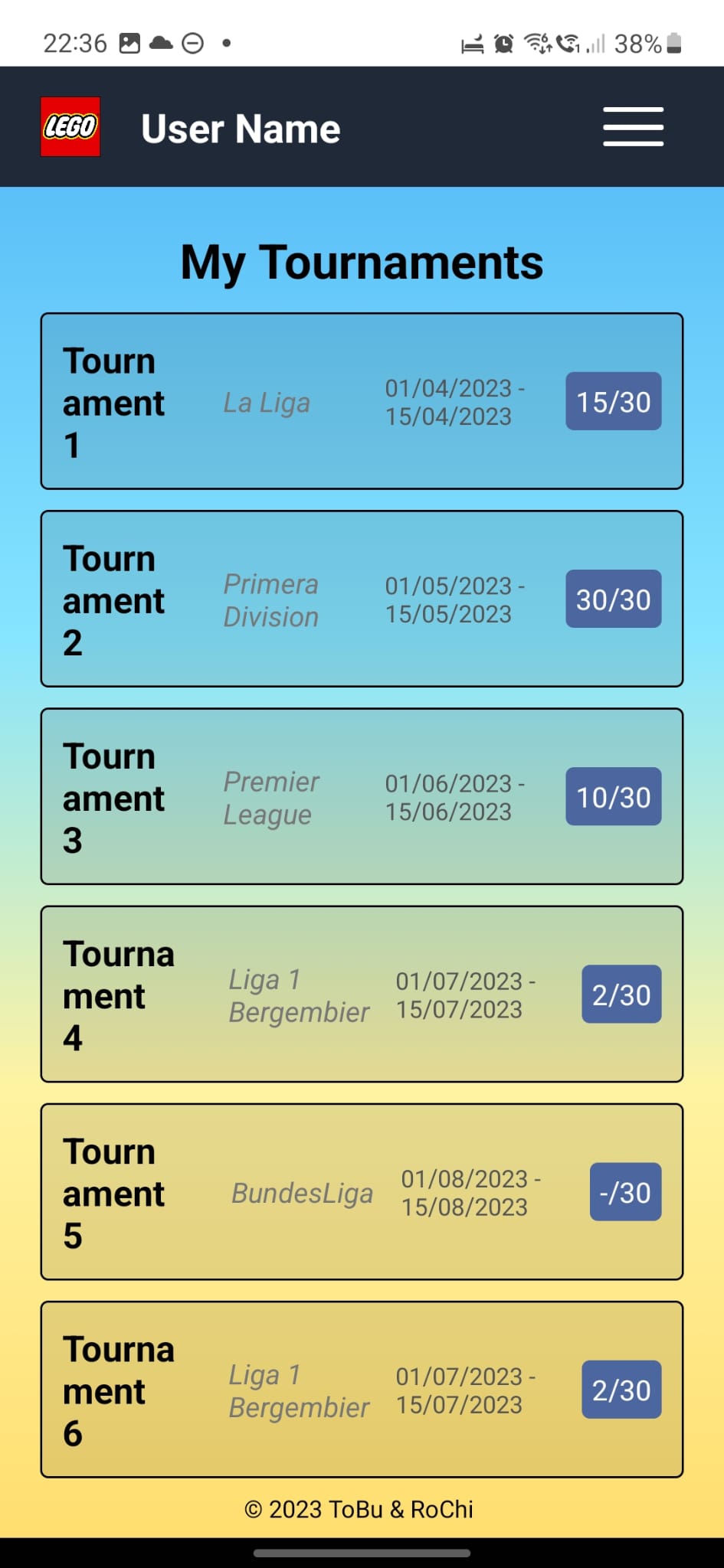 GitHub - TomaBucur/PronoApp