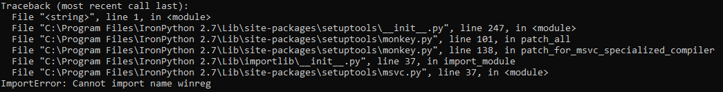 Installing webrtcvad python module , results in error · Issue #740 · IronLanguages/ironpython2 ...