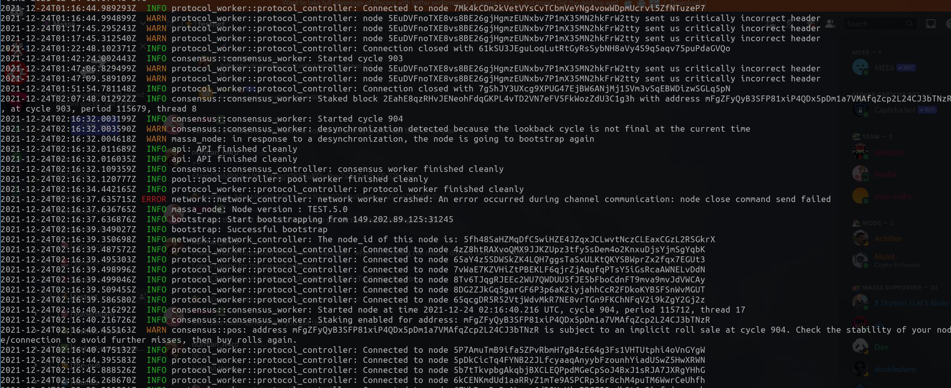 Network Crash · Issue 2043 · Massalabsmassa · Github