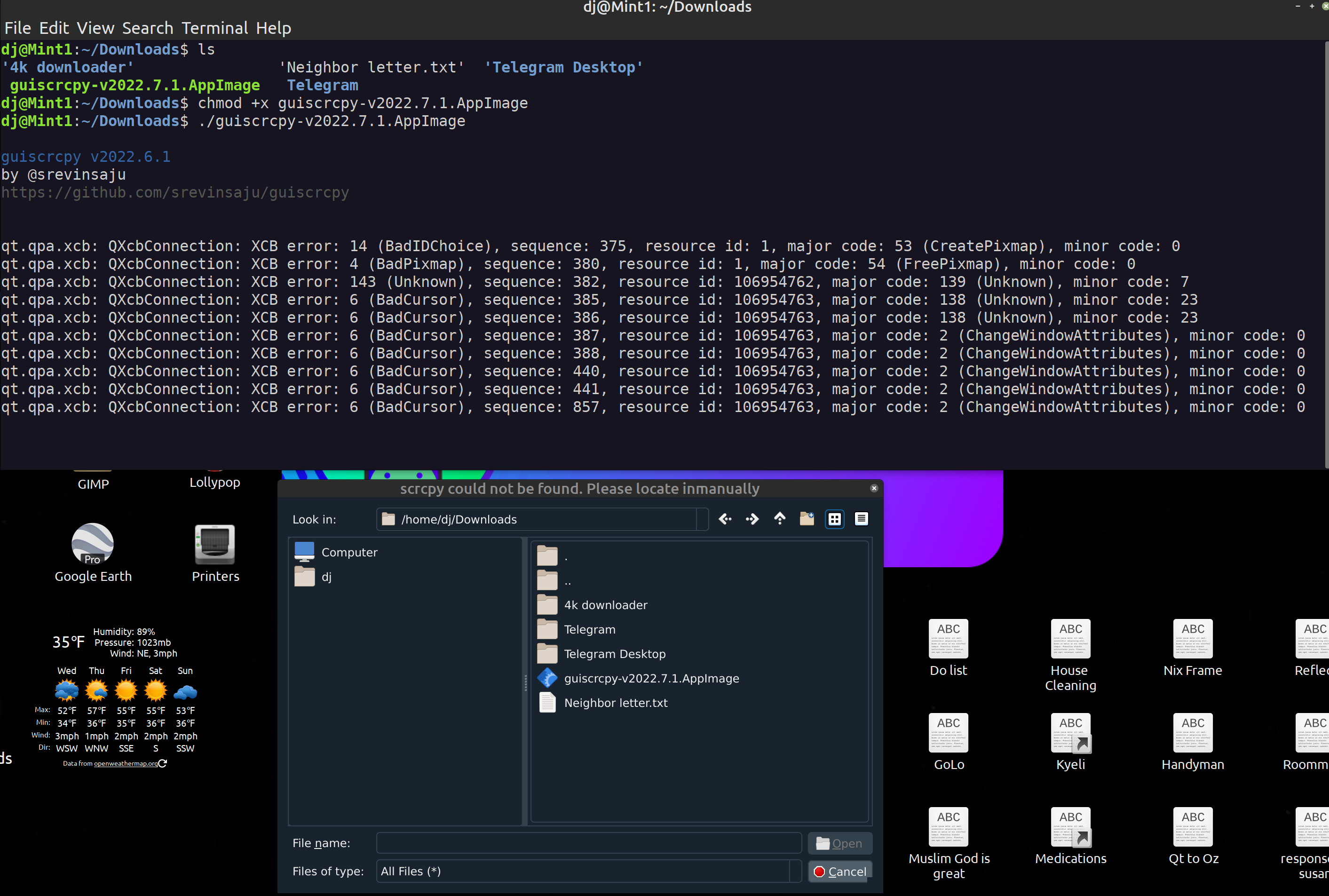 AppImage report this issue · Issue #346 · srevinsaju/guiscrcpy · GitHub