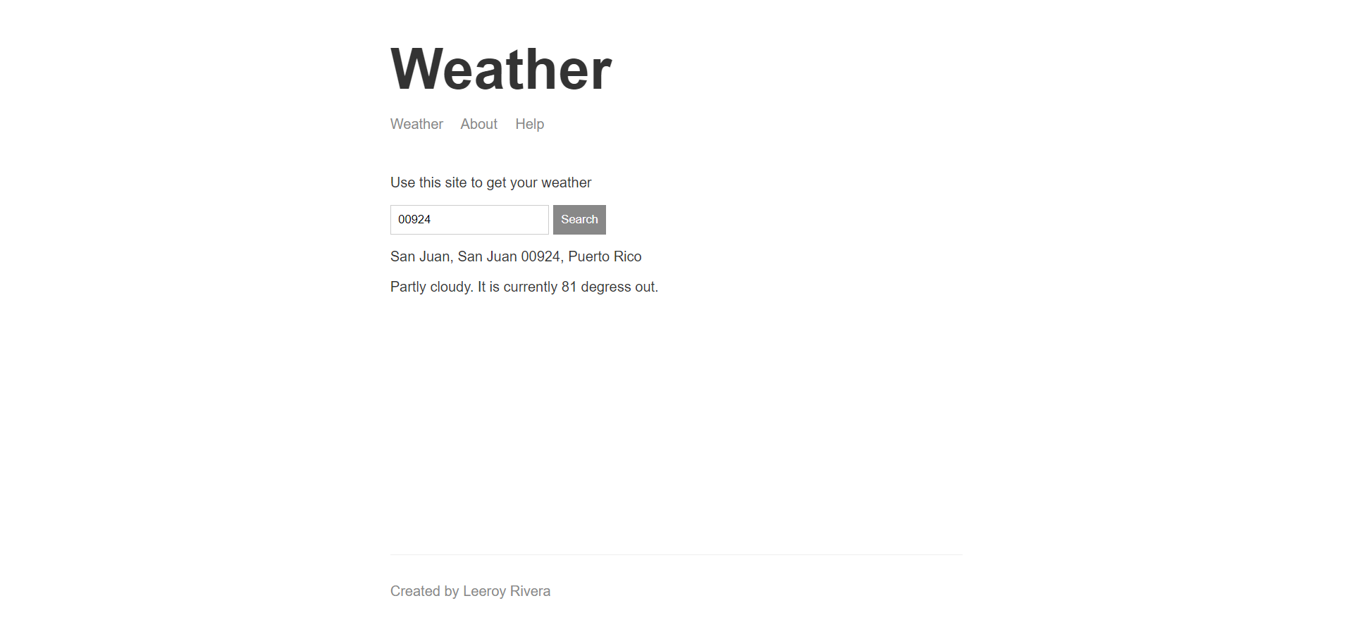 GitHub - LRRProjects/Weather-App