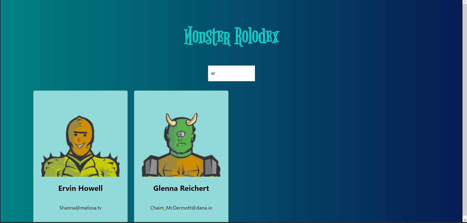 GitHub - LRRProjects/MonstersRolodex-Site